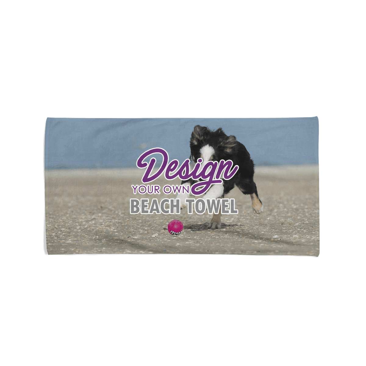 Design Your Own Personalised Beach Towel with Photo – Yoosh