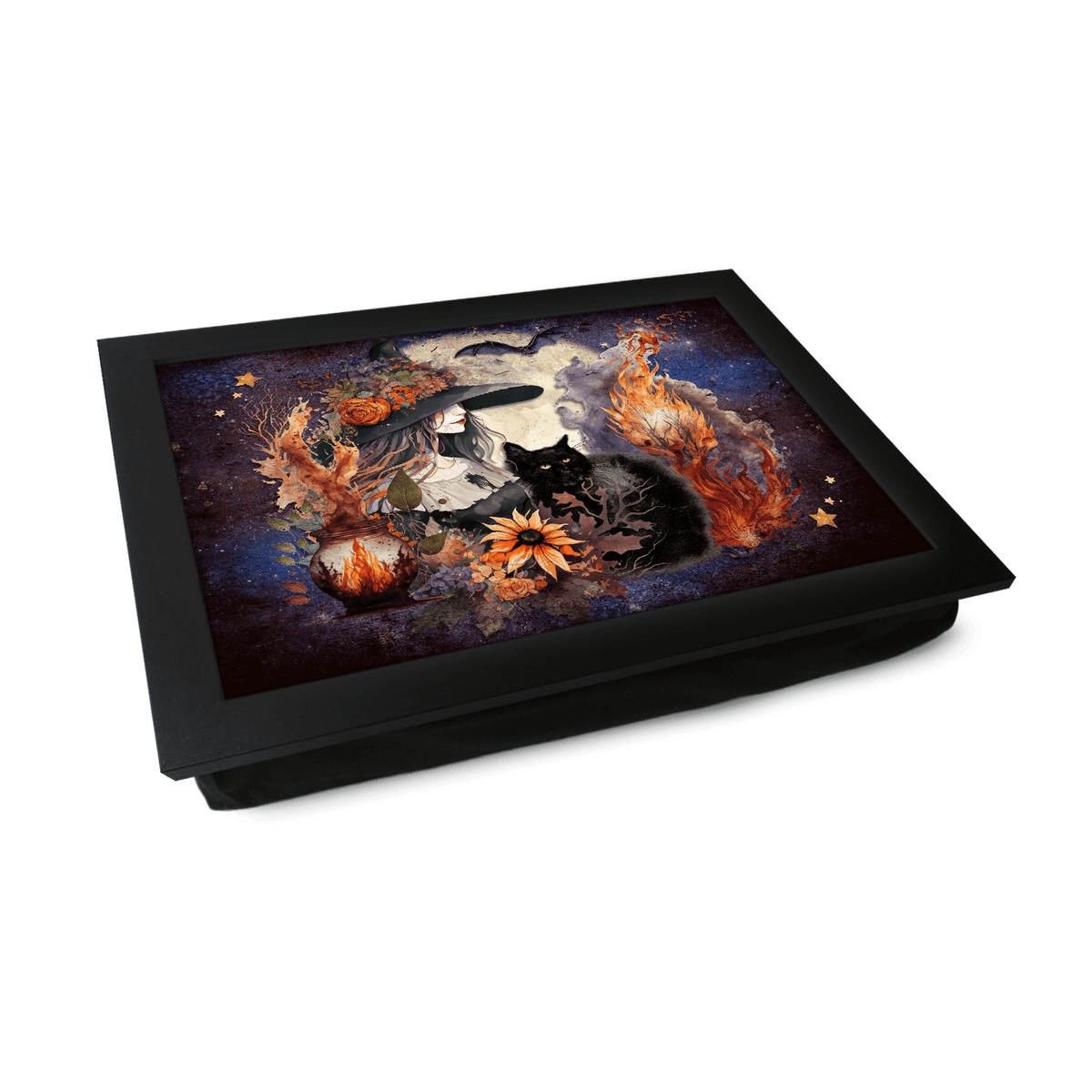 Fire Witch Lap Tray: Elemental Comfort with Fiery Enchantment – Yoosh
