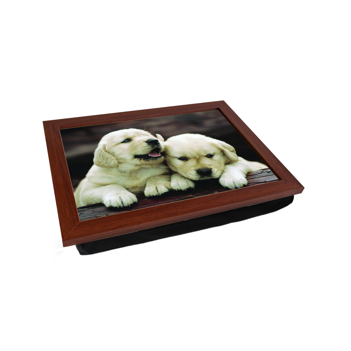 Golden Retriever Puppies Cushioned Lap Tray: Comfort and Cuteness – Yoosh