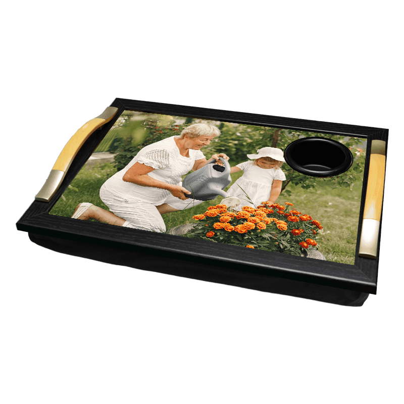 Padded Lap Tray for Eating with Cup holder - Design your own – Yoosh