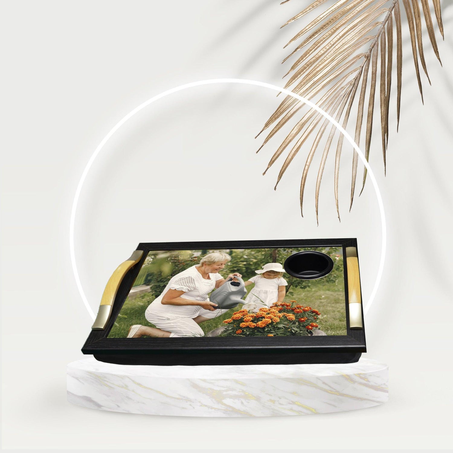 Padded Lap Tray for Eating with Cup holder - Design your own – Yoosh