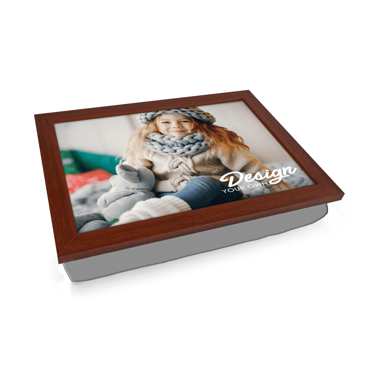 Personalised Lap Trays With Cushion & Gifts by Yoosh