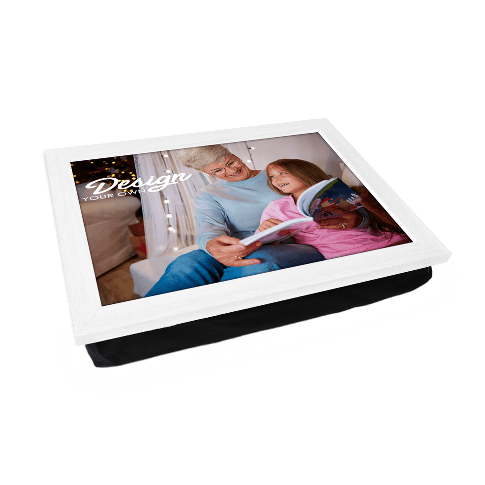 Personalised Lap Trays With Cushion & Gifts by Yoosh