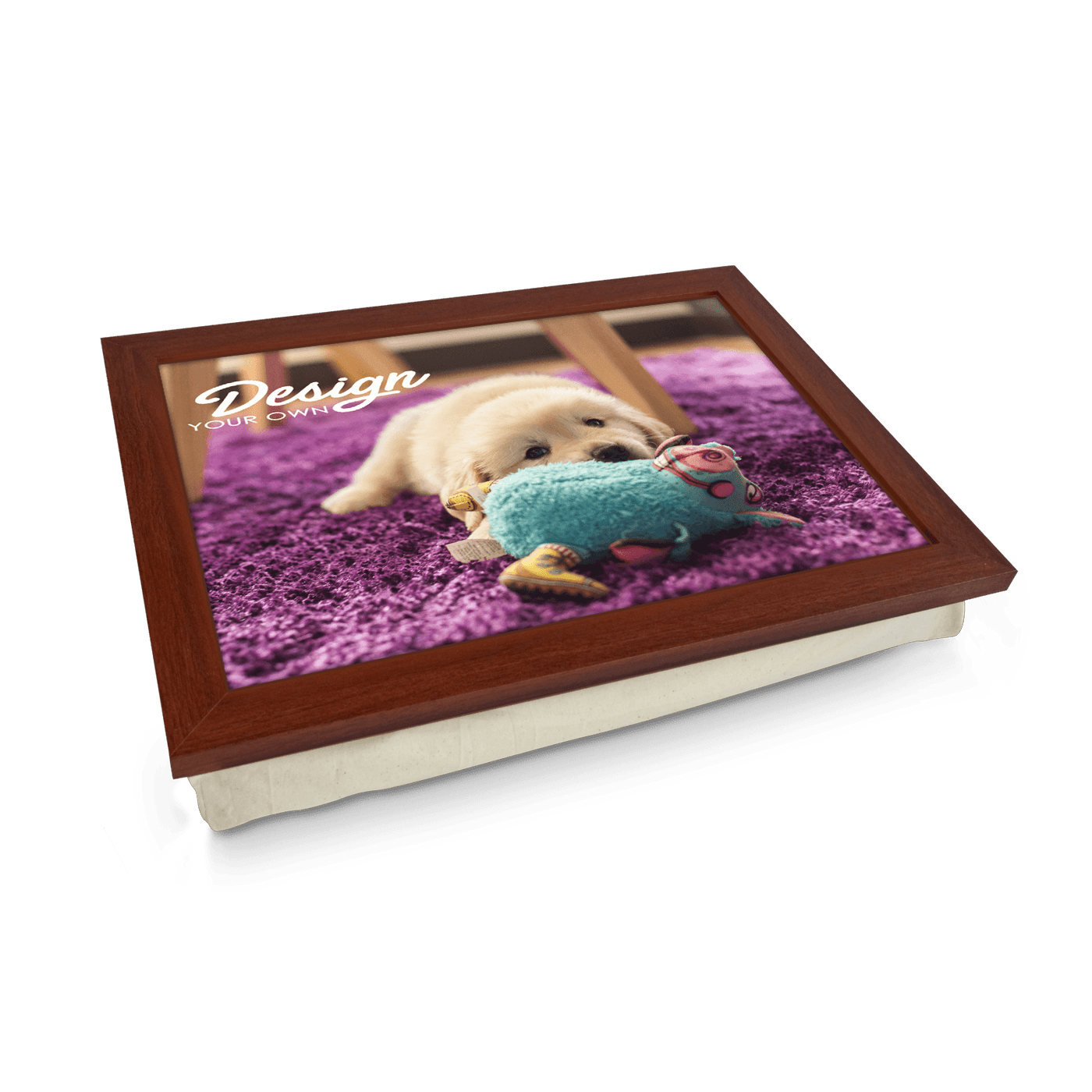 Personalised Lap Trays With Cushion & Gifts by Yoosh