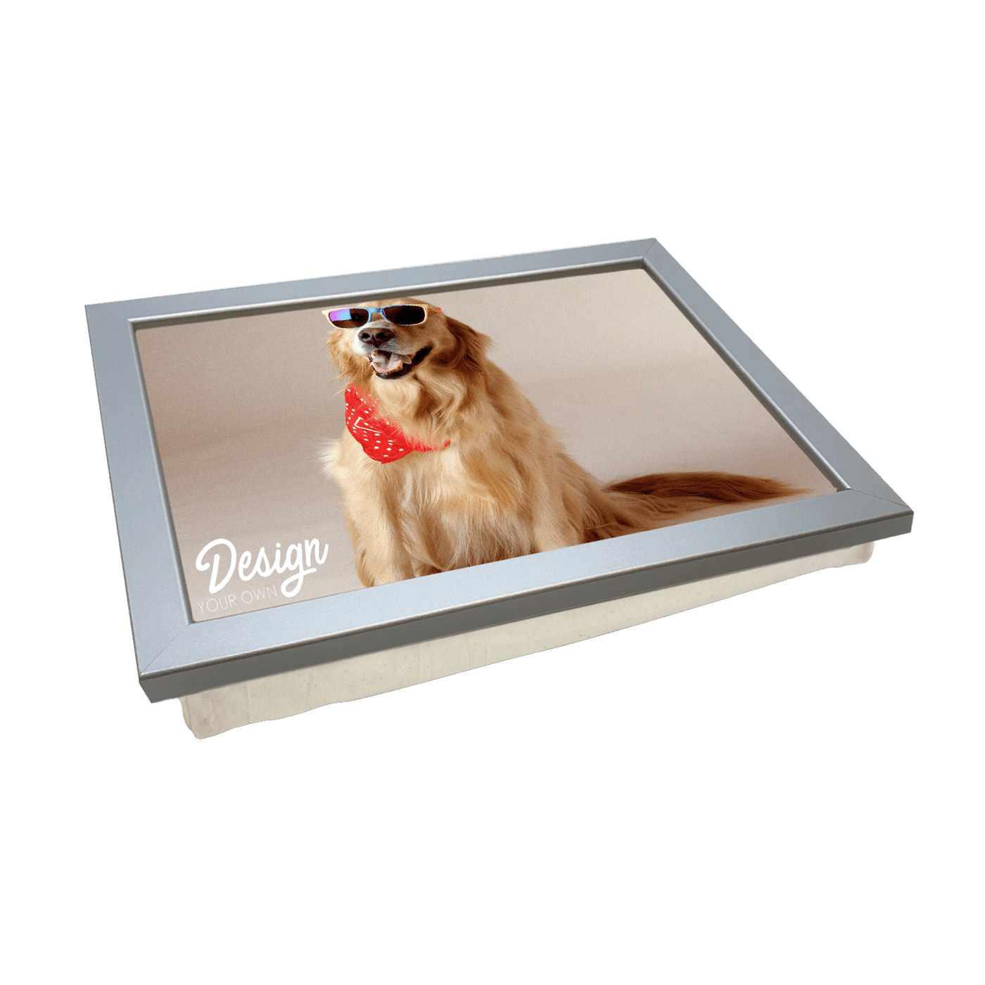 Personalised Lap Trays With Cushion & Gifts by Yoosh