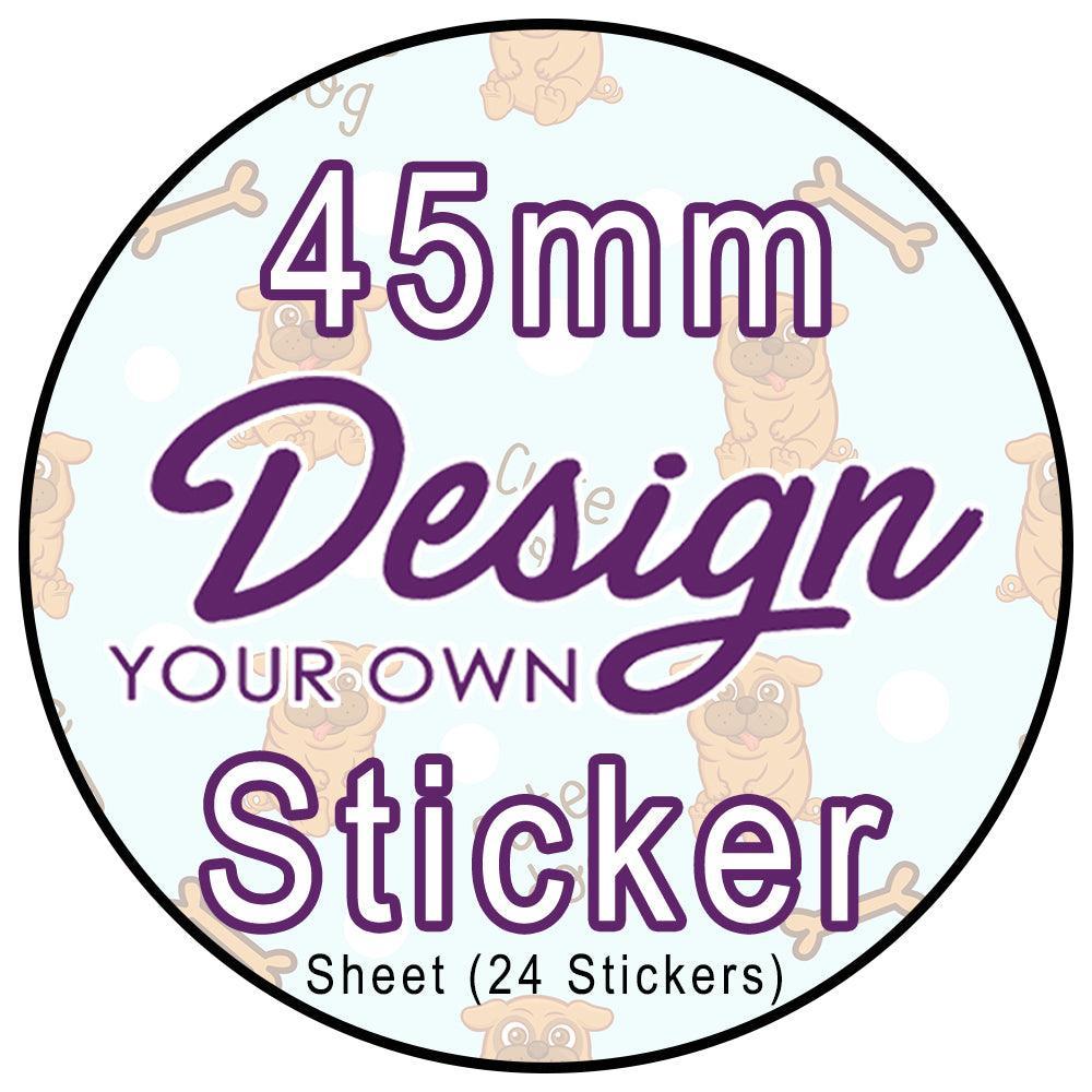 Design Your Own Sticker (Sheet Of 24) – Yoosh