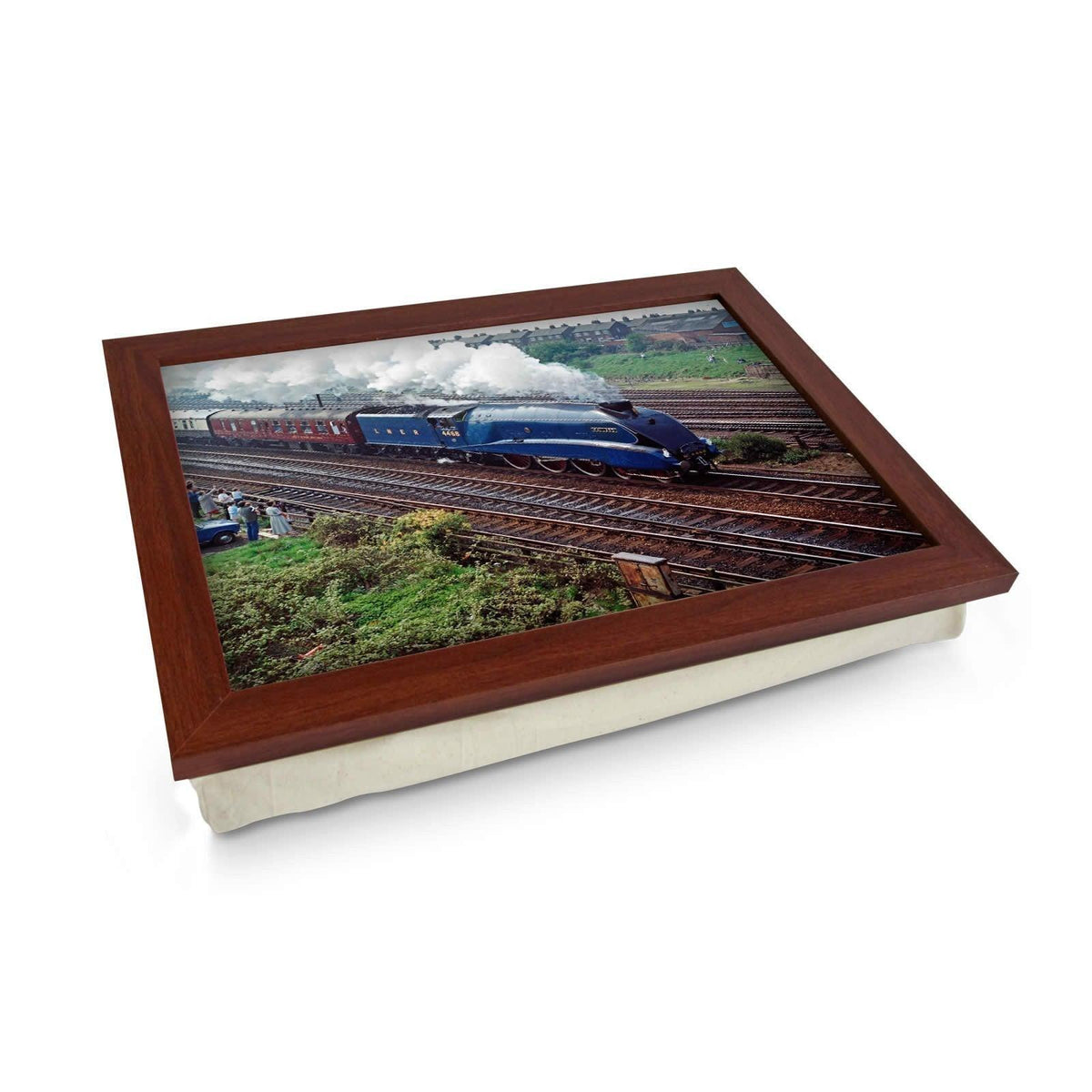 Mallard 1998 Train Lap Tray: Vintage Comfort with Speedy Elegance – Yoosh