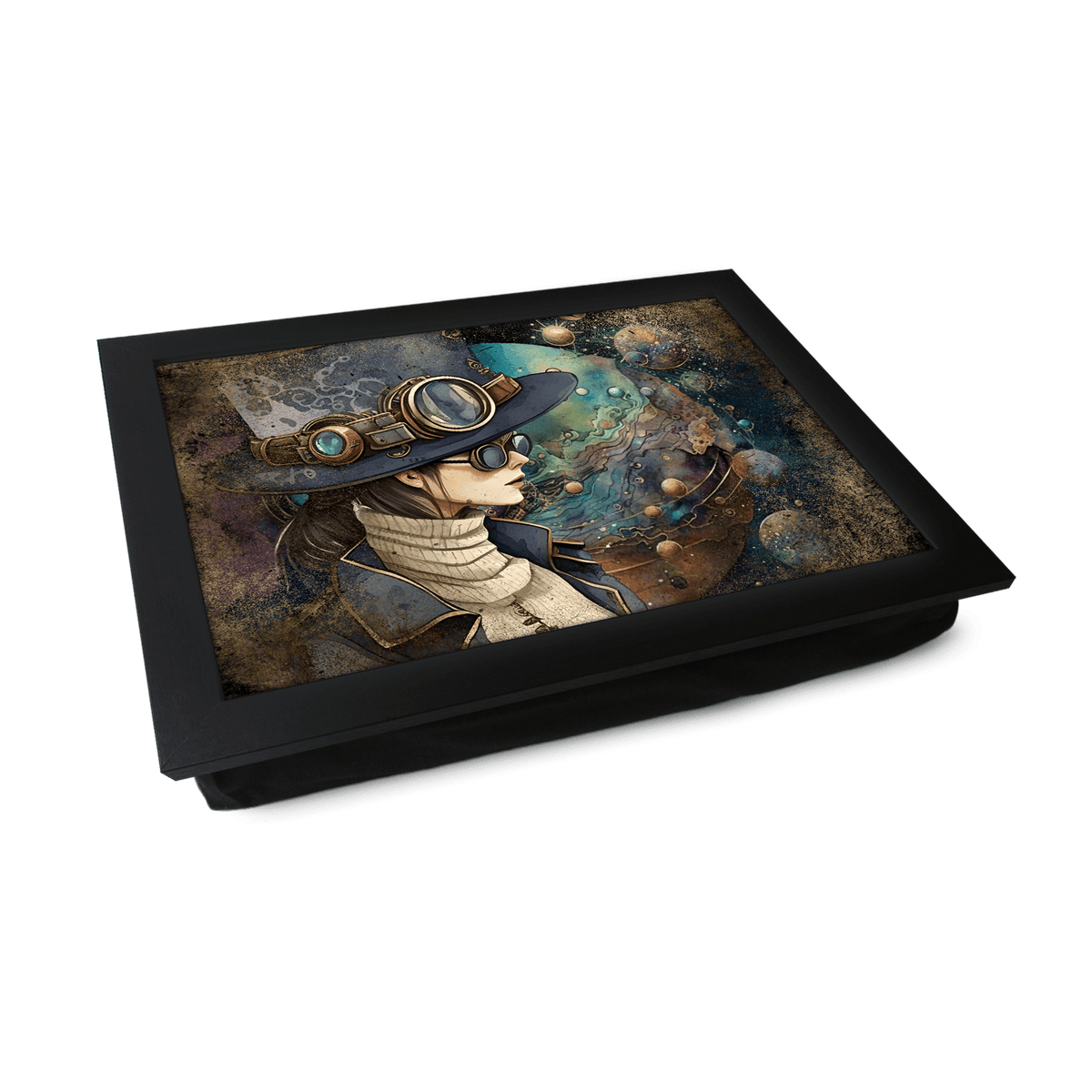 Steampunk Solar System Lap Tray: Cosmic Comfort and Victorian Elegance ...